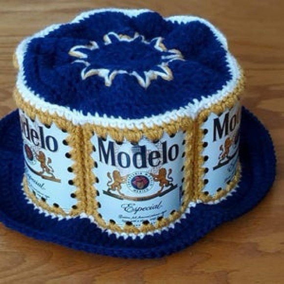 Nu Shuz Key West | Accessories | Modelo Crochet Beer Can Hat | Poshmark